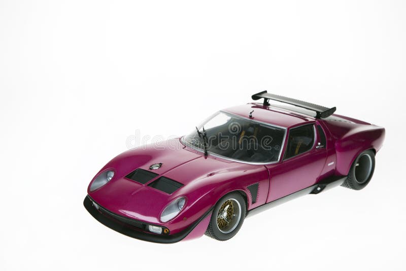 Pink Metal Model Classic Car Stock Photo - Image of single, jota: 71740700