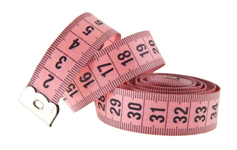 Pink Meter Isolated on White Background Stock Photo - Image of object ...