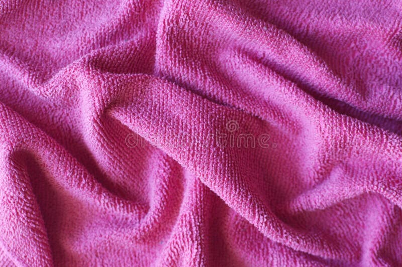 Pink Microfiber Background, Towel, Rag Stock Photo - Image of ...
