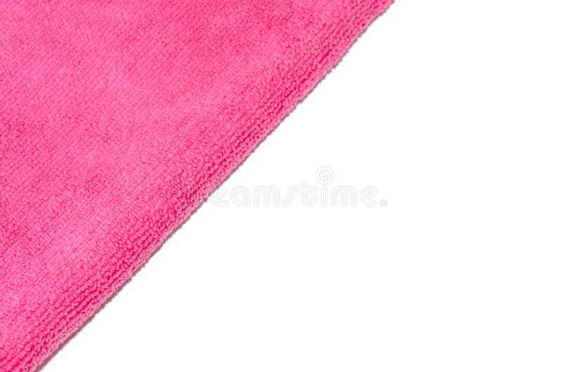 Pink microfiber stock image. Image of isolated, polish - 46031931