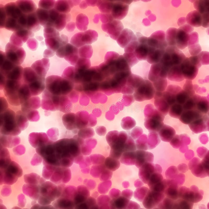Pink microorganisms stock illustration. Illustration of bacterial - 3136595