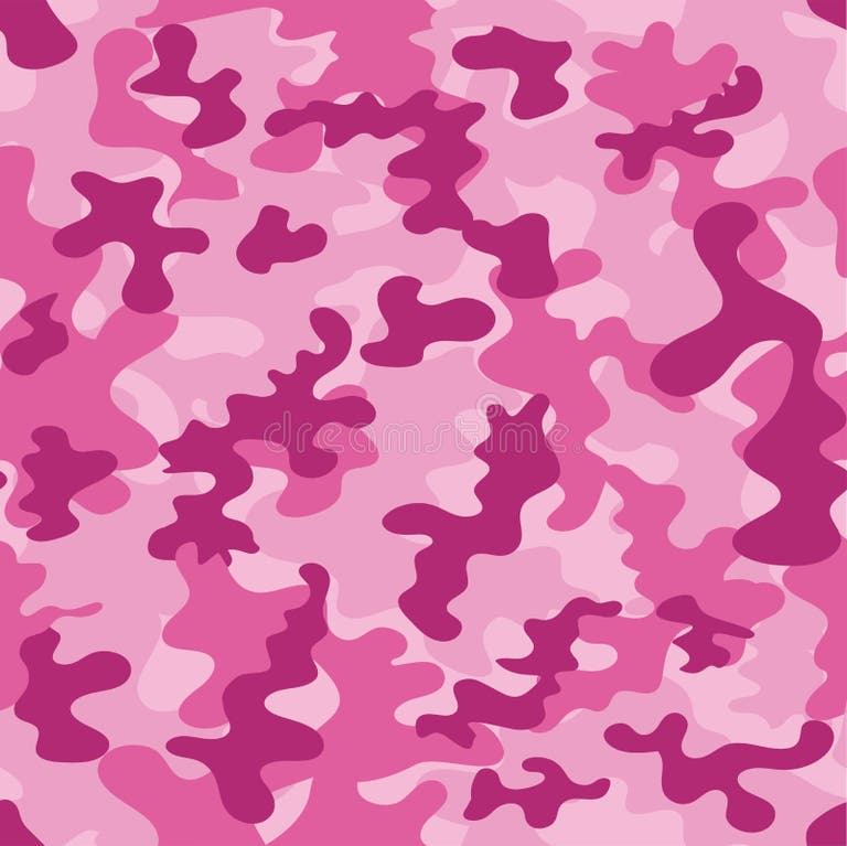 Pink Military Camouflage Pattern Stock Vector - Illustration of concept ...