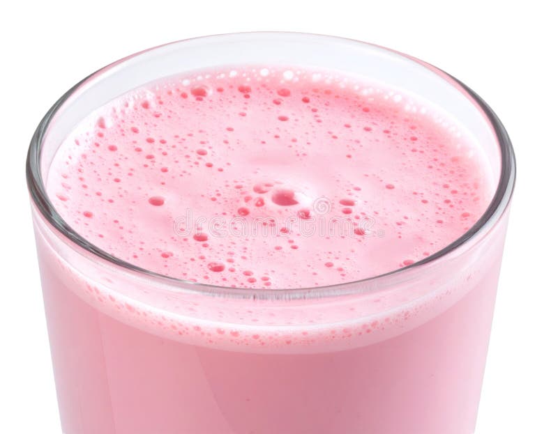 Pink Milkshake Bubbles Glass Transparent Background Stock Photos - Free ...
