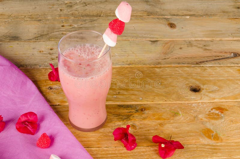 Pink milkshake with candy stock photo. Image of pink - 41075144
