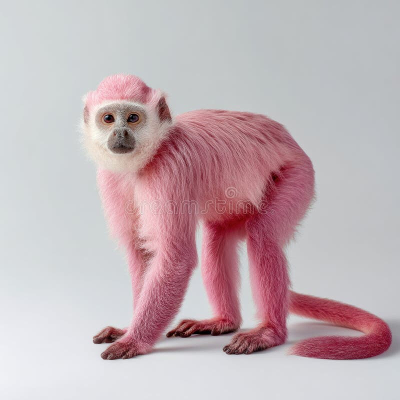 Pink Monkey Wallpaper