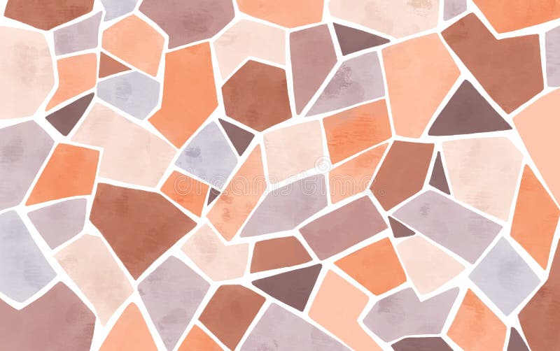 Colored and Irregular Shapes Background Stock Illustration ...