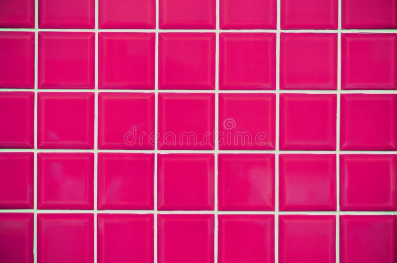 Pink Mosaic Tiles Texture stock image. Image of design - 46339509