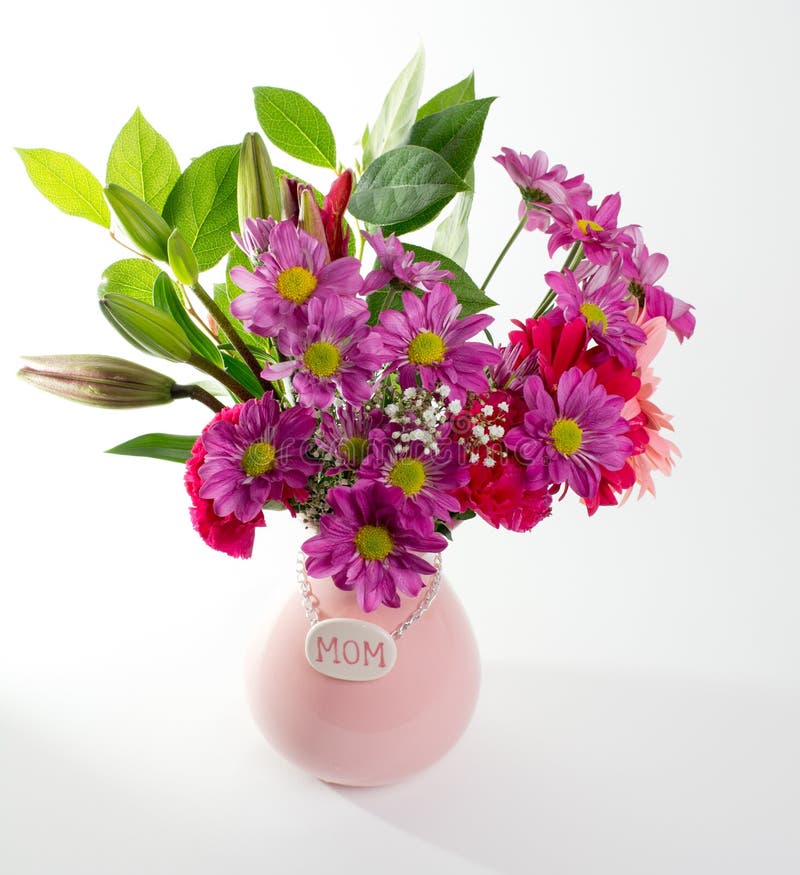 Pink Mother s Day Flowers stock image. Image of special - 25250673