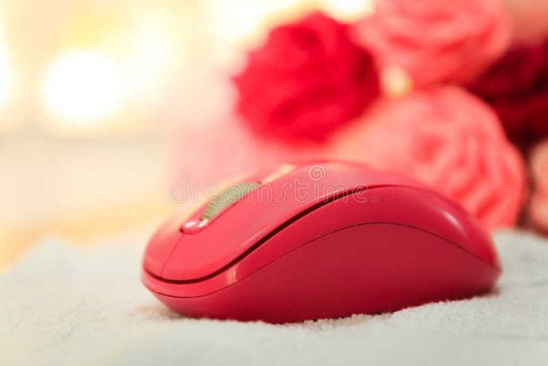 Pink mouse stock image. Image of folwer, light, rose - 88578987