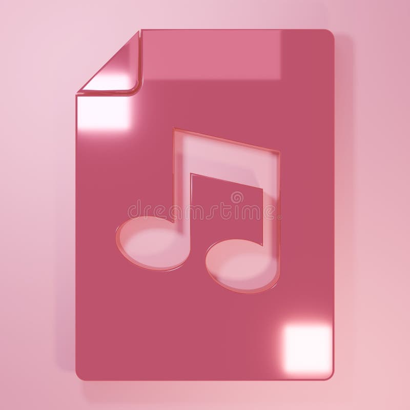 Pink Music Background Shows Musical Instruments and Brightness Stock ...