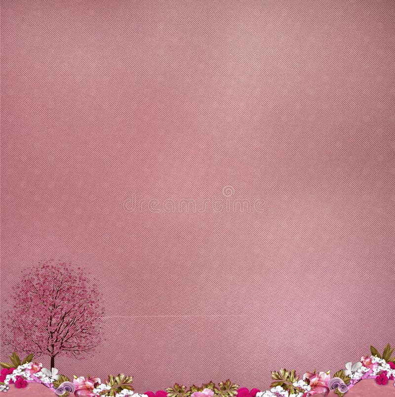 Pink Nature stock image. Image of pink, romance, border - 53431437