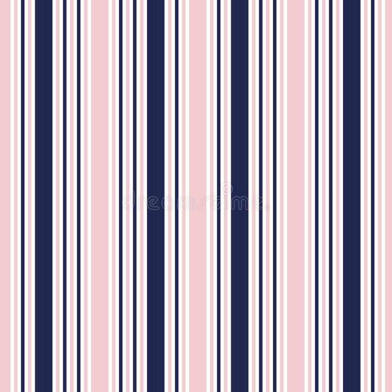 Pink and Navy Stripe Seamless Pattern Background in Vertical Style ...