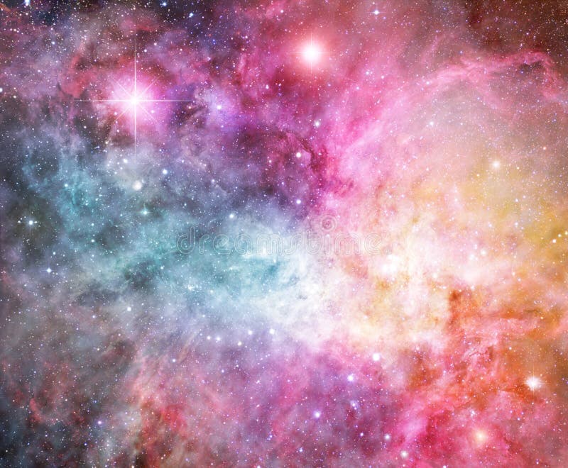Pink nebula stock illustration. Illustration of astronaut - 22250010