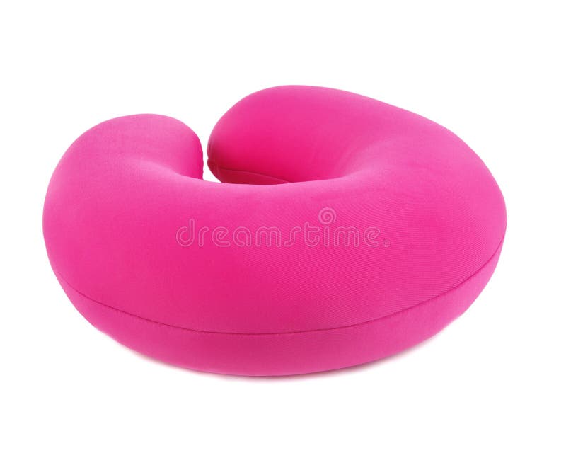 Neck cushion stock image. Image of sleep, comfort, pink - 29822237