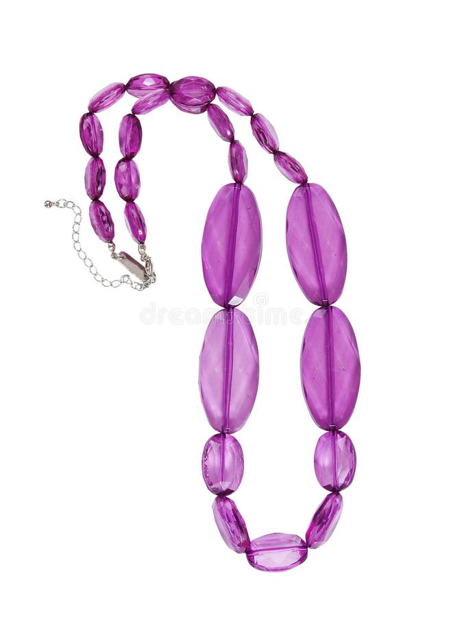 Pink necklace stock image. Image of bijouterie, beautiful - 44036147