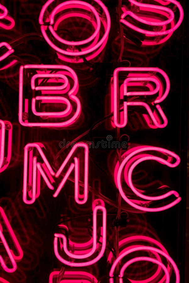 260 Pink Neon Letters Stock Photos - Free & Royalty-Free Stock Photos ...