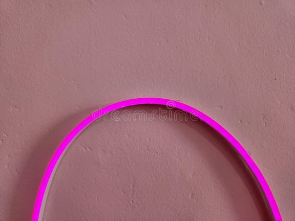 Pink Neon Lighting on Textured Wall Stock Photo - Image of fashion ...