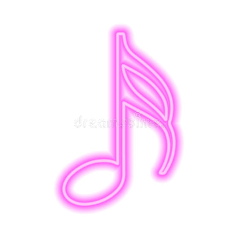 Pink Neon Colored 2026 Year Isolated on White Stock Illustration ...