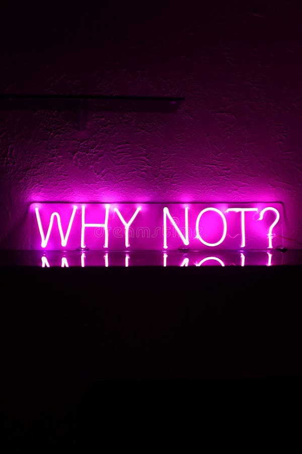 Pink Neon Sign RnB Club. Trendy Style Stock Photo - Image of neon ...