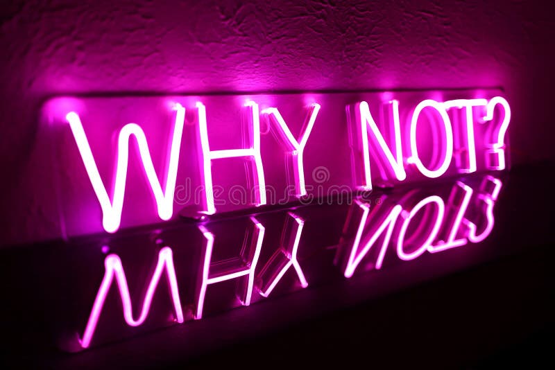 Pink Neon Sign RnB Club. Trendy Style Stock Photo - Image of neon ...