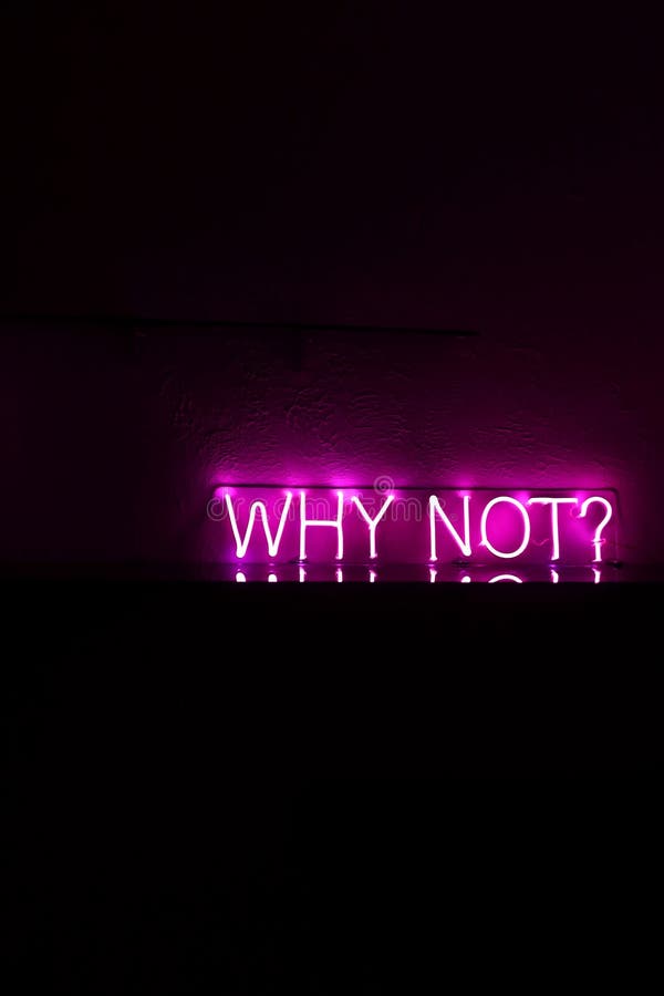 Pink Neon Sign RnB Club. Trendy Style Stock Photo - Image of neon ...