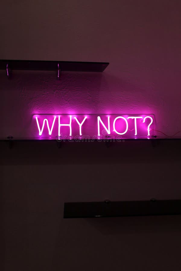 Pink Neon Sign RnB Club. Trendy Style Stock Photo - Image of glowing ...