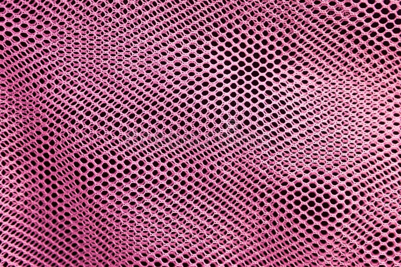 Pink Net on Black Fabric Background Stock Photo - Image of closeup ...