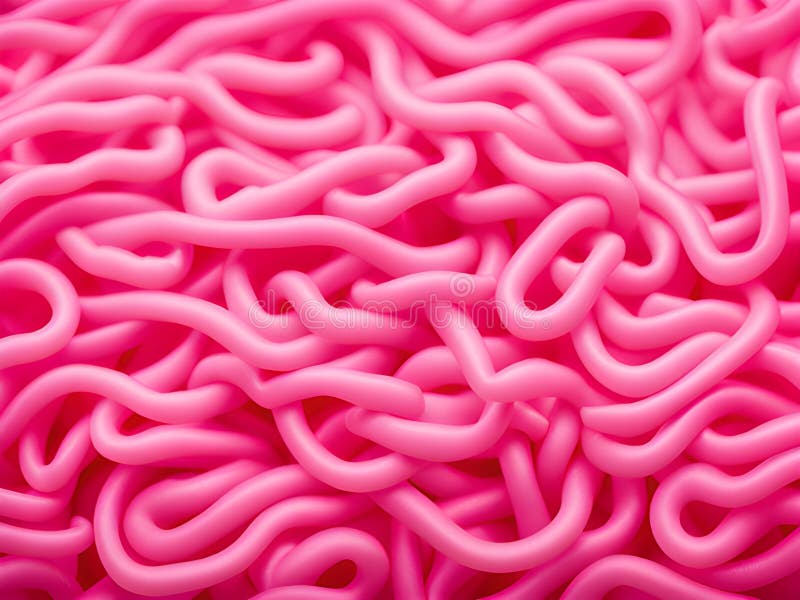Pink Noodle Abstract Texture Background Stock Illustration ...