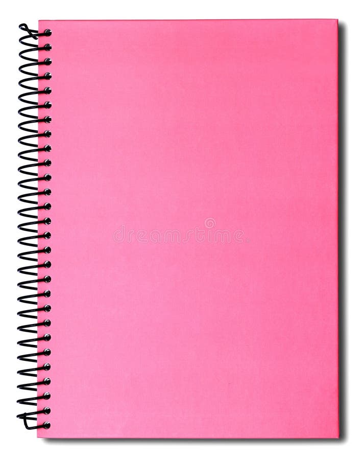 Pink notebook stock image. Image of note, nature, journal - 26387705