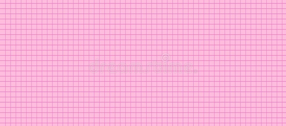 Pink Notebook Paper Background with Grid and Lined Patterns. Abstract ...