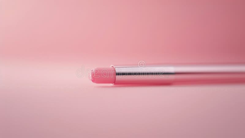 Pink Notebook and Pen on Soft Pink Surface in Minimalist Setting Stock ...