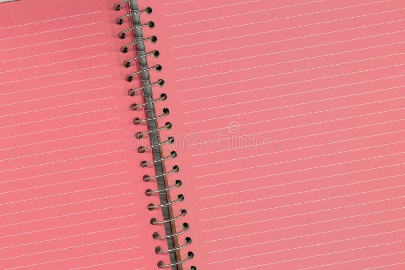 Pink Notebook Spring Paper Horizontal Stripes Stock Photos - Free ...