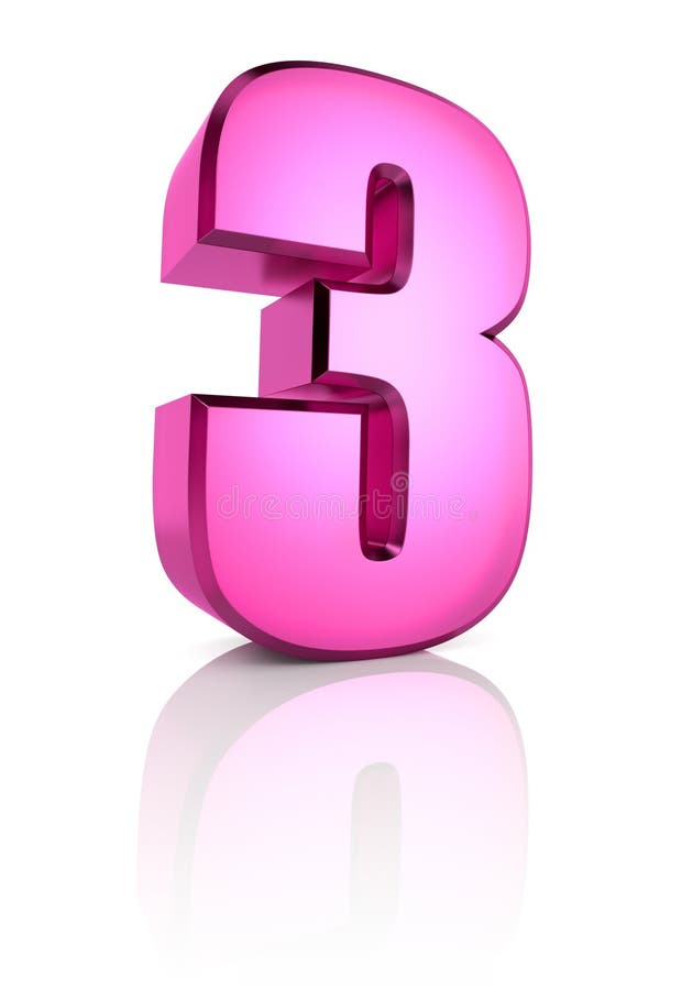 Three Number Pink Stock Illustrations – 1,433 Three Number Pink Stock ...