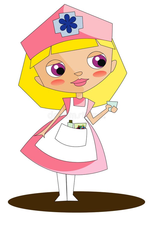 Pink Nurse Stock Illustrations – 799 Pink Nurse Stock Illustrations ...