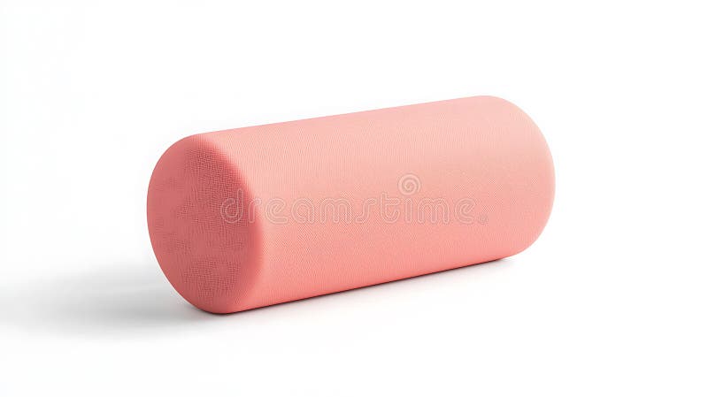 A Pink Object is Sitting on a White Background Stock Illustration ...