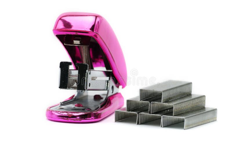Office Stapler on a White Background Stock Image - Image of businesses ...