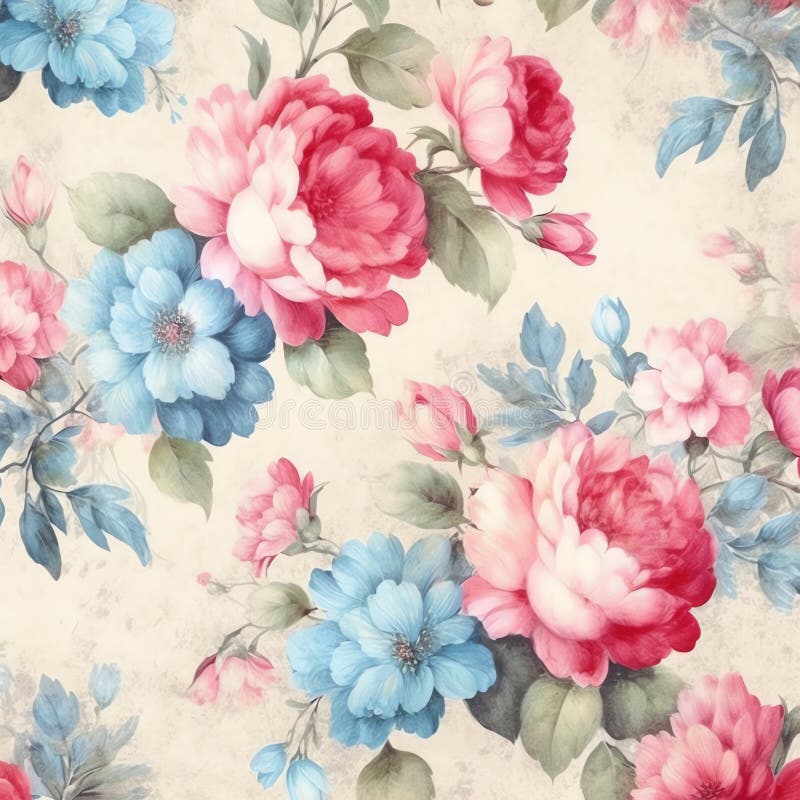 Pink Old Paper, Vintage Digital Paper Stock Illustration - Illustration ...