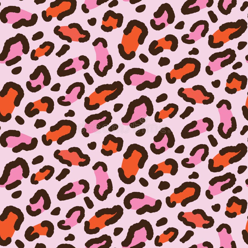 Seamless Pink Leopard Background Stock Illustrations – 10,445 Seamless Pink Leopard Background ...