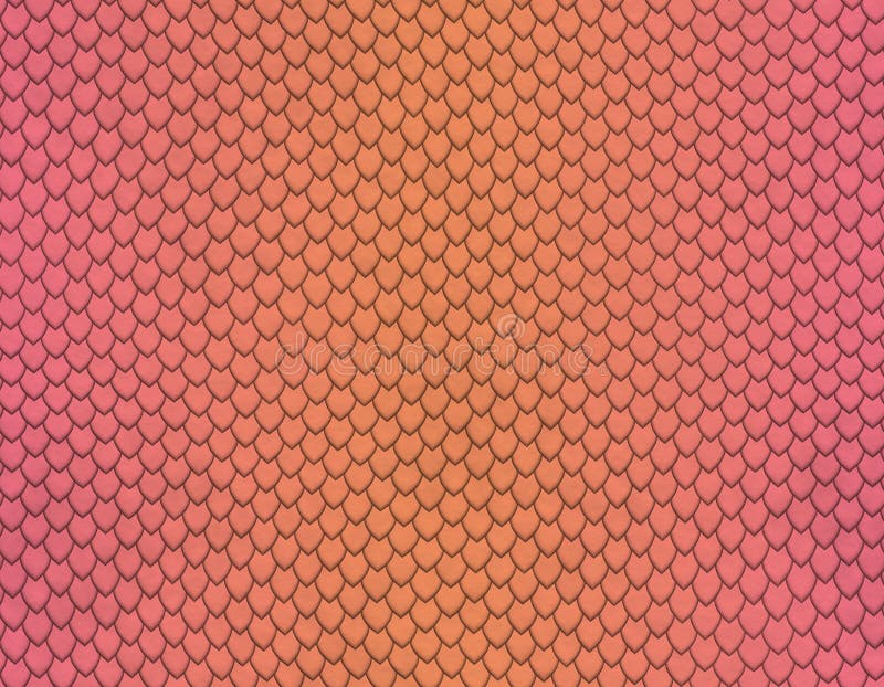 Pink and Orange Gradient Snake Skin Pattern, Sharp Scale Stock ...