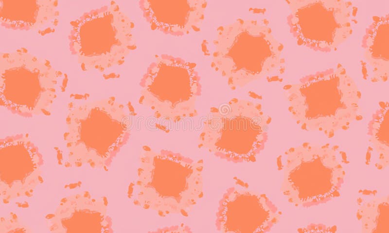 A Pink and Orange Hues Intertwine, Forming a Geometric Pattern within a ...