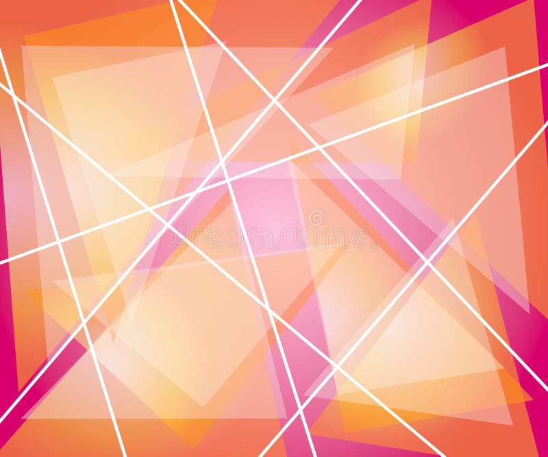 Pink Orange Triangles Lines Picture. Image: 3167658