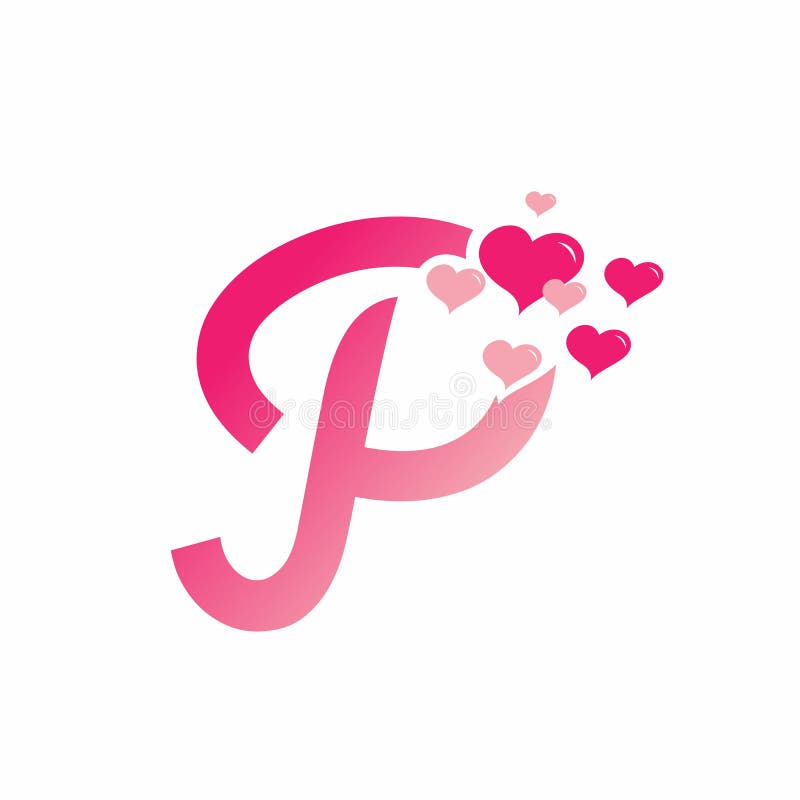 Letter P Valentine Letter Stock Illustrations – 160 Letter P Valentine ...