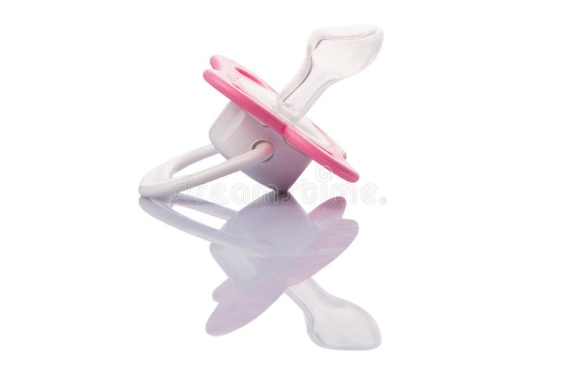 Pink Pacifier II stock image. Image of object, soother - 44566473
