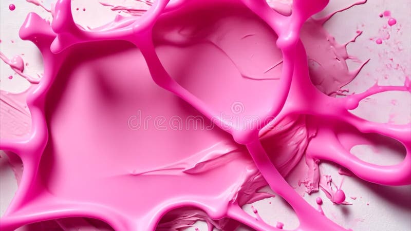 Pink Paint Explosion Splash Abstract Background. Watercolour Cloud ...