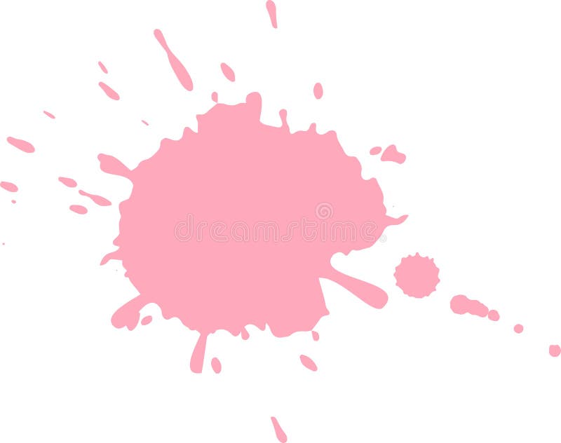 Pink Paint is Splashing on a White Background, Creating an Artistic and ...