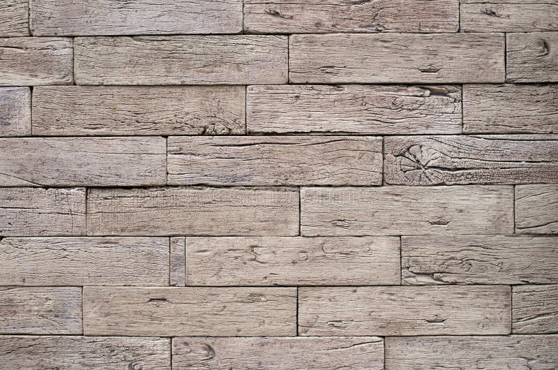 Pink Painted Wooden Wall Made of Old Rectangular Pieces of Wood Stock ...