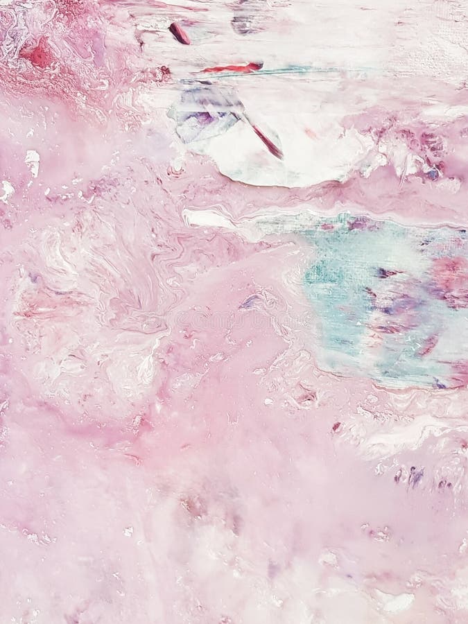 Pink Painting Abstract Background. Stock Photo - Image of paper ...