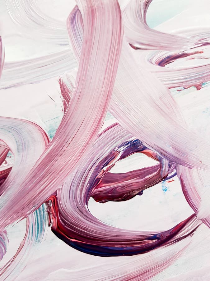 Pink Painting Abstract Background. Stock Illustration - Illustration of ...