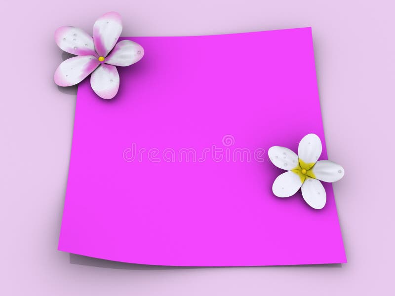 Pink paper stock illustration. Illustration of spring - 3492662