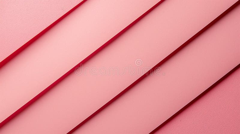 A Pink Paper Background with Three Diagonal Lines. Abstract Geometric ...